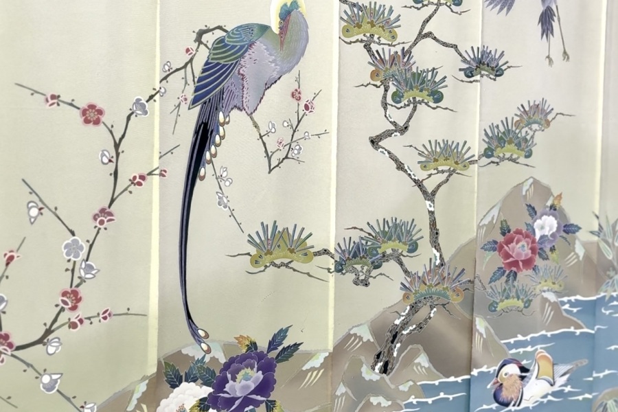 Kaga Yuzen(silk dyeing) Artist Yomei HIRANO, KANAZAWA EXPERT #1｜VISIT ...